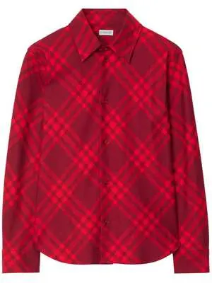 Burberry Check-pattern Cotton Shirt