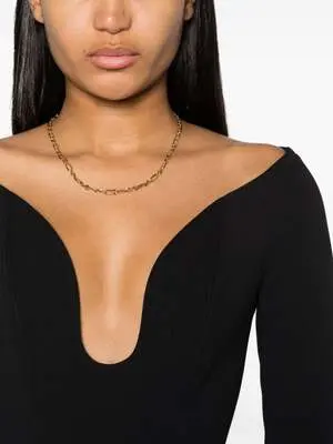 Lizzie Mandler 18kt Yellow Figaro-link Chain Necklace - Gold