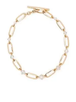 Lizzie Mandler 18kt Yellow Diamond Link Bracelet - Gold