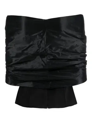V:PM ATELIER Bela Off-shoulder Top - Black