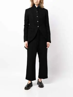 FORME D'EXPRESSION Stand-up Collar Button-up Jacket