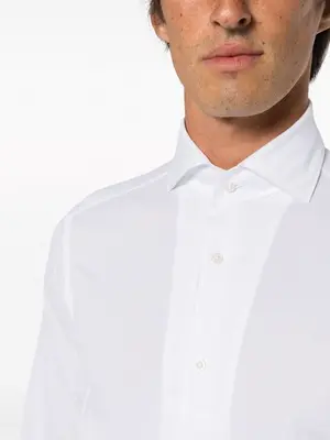 Boggi Milano Japanese Jersey Polo Shirt - White