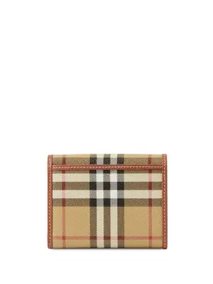 Burberry Small Vintage Check Leather Wallet