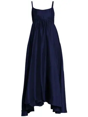 Azeeza Rachel Asymmetric Midi Dress - Black