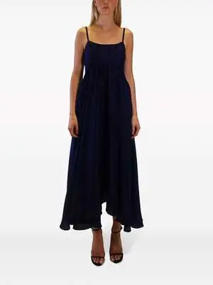 Azeeza Rachel Asymmetric Midi Dress - Black