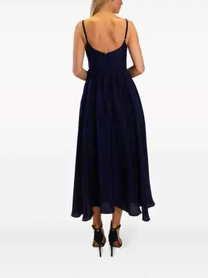 Azeeza Rachel Asymmetric Midi Dress - Black