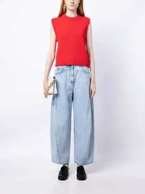 Tibi Distressed Lambswool Vest