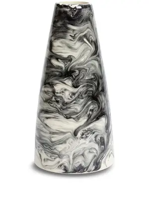 1882 LTD Slick Additions Abstract-pattern Print Vase - Black