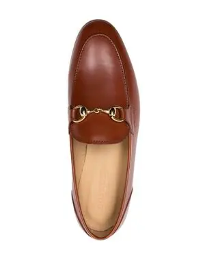SCAROSSO Horsebit Leather Loafers