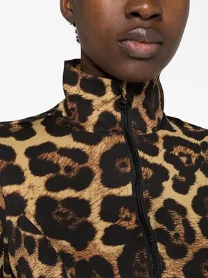Goldbergh Leona Leopard-print Ski Top