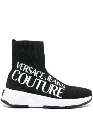 Versace Logo-print Sock Sneakers