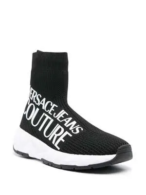 Versace Logo-print Sock Sneakers