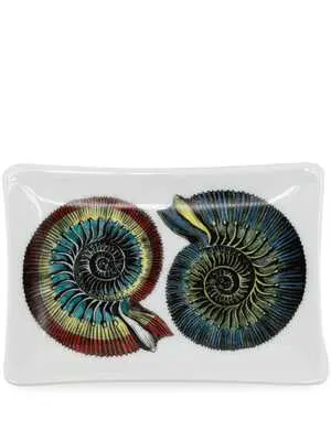 FORNASETTI Giro Di Conchiglie Porcelain Ashtray - Multicolour