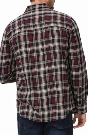 Paige Everett Plaid Flannel Button-up Shirt