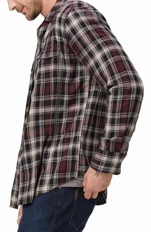 Paige Everett Plaid Flannel Button-up Shirt