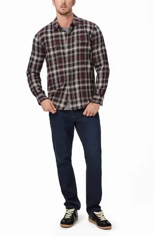 Paige Everett Plaid Flannel Button-up Shirt