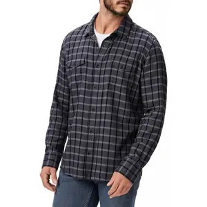 Paige Everett Plaid Flannel Button-up Shirt - Rocky Grove