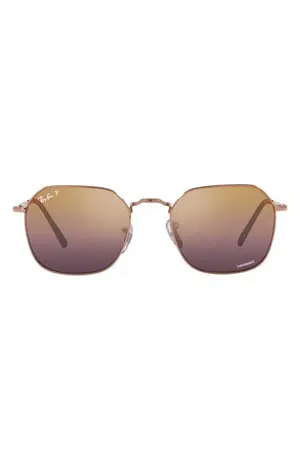 Ray-ban Irregular Sunglasses - Rose Gold