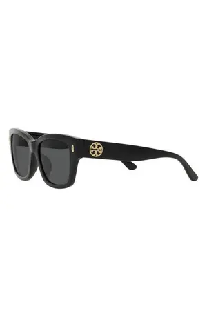 Tory Burch 53mm Rectangular Sunglasses
