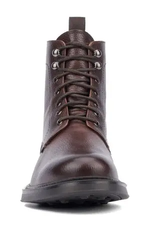 Aquatalia Bernardo Water Repellent Combat Boot - Brown Brown