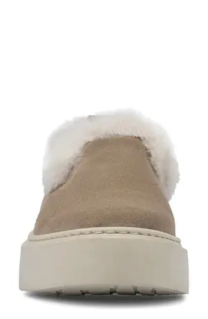 Aquatalia Letty Faux Fur Lined Slip-on Shoe
