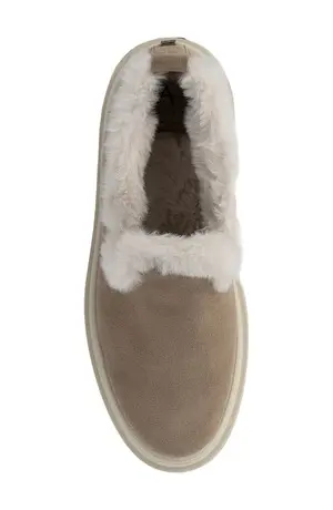 Aquatalia Letty Faux Fur Lined Slip-on Shoe