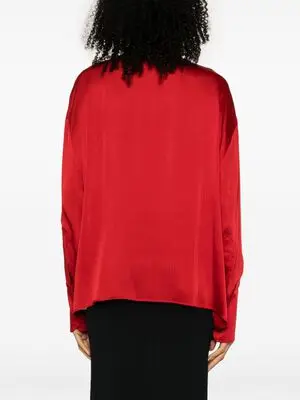 GENNY Satin Button-up Shirt