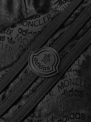Moncler Adidas Originals Alpbach Quilted Logo-jacquard Shell Hooded Down Jacket
