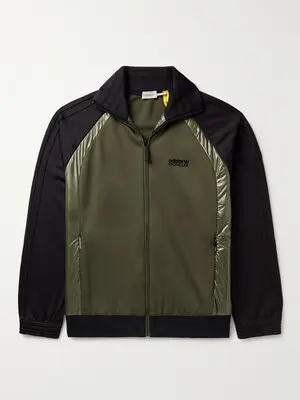 Moncler Adidas Originals Logo-appliquéd Track Jacket - Green