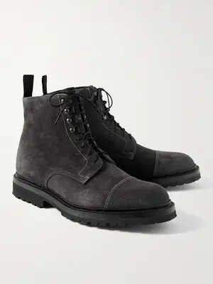 George Cleverley Taron 2 Waxed-suede Boots