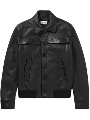 Saint Laurent Padded Leather Jacket
