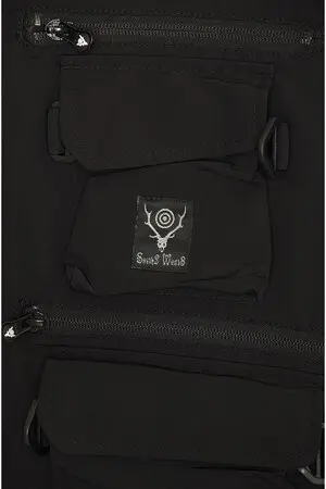 SOUTH2 WEST8 Multi-pocket Zipped Down Jacket