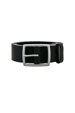 Rag & Bone Rugged Leather Belt - Black
