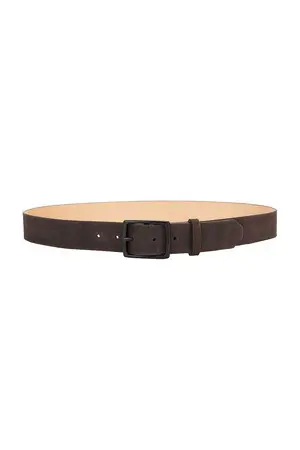 Rag & Bone Rugged Leather Belt Brown