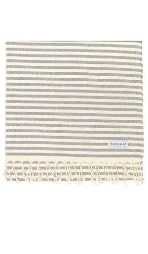 SUNKISSED Sand Free Beach Towel In Navy