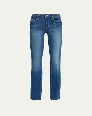 L'Agence Sneeki Low-rise Straight Jeans