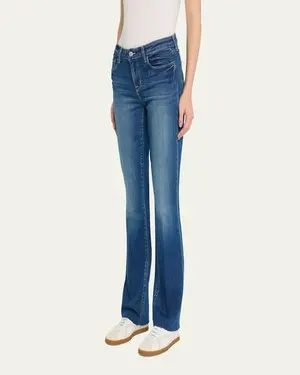 L'Agence Sneeki Low-rise Straight Jeans