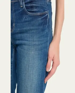 L'Agence Sneeki Low-rise Straight Jeans