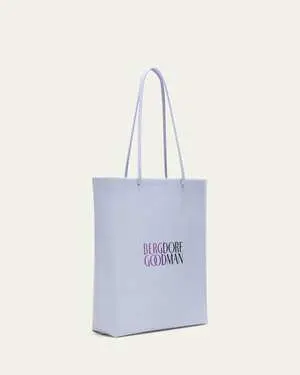 EXCLUSIVE Bg Leather Shopping Tote Bag