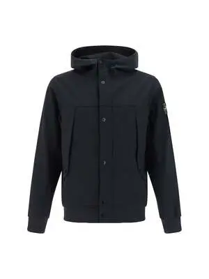 Stone Island 'light Soft Shell-r' Jacket - Nero