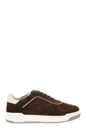 Brunello Cucinelli Suede And Leather Basket Sneakers - Brown