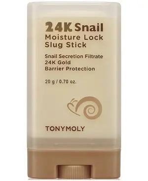 TONYMOLY 24k Snail Moisture Lock Slug Stick - No Color