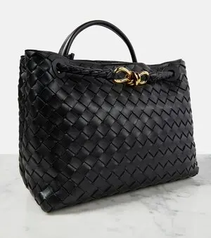 Bottega Veneta Andiamo Medium Leather Tote Bag