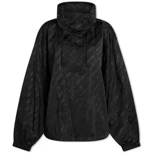 Alexander Wang Half Zip Track Jacket In Jacquard Nylon