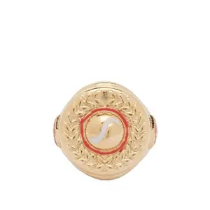 Casablanca Sports Medallion Ring