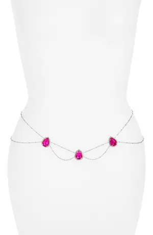 VIDAKUSH Gaia Belly Chain - Pink