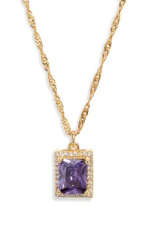VIDAKUSH The Vixen Pendant Necklace - Purple
