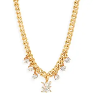 VIDAKUSH 100k Magic Crystal Charm Necklace - Gold