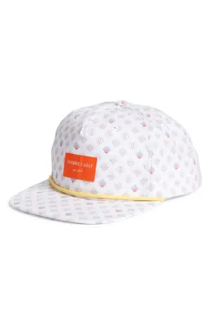 SWANNIES Winston Print Waterproof Baseball Cap - White