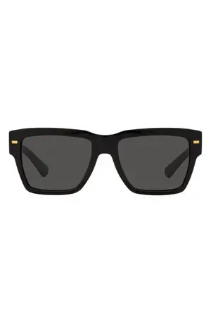 Dolce & Gabbana 55mm Square Sunglasses - Black